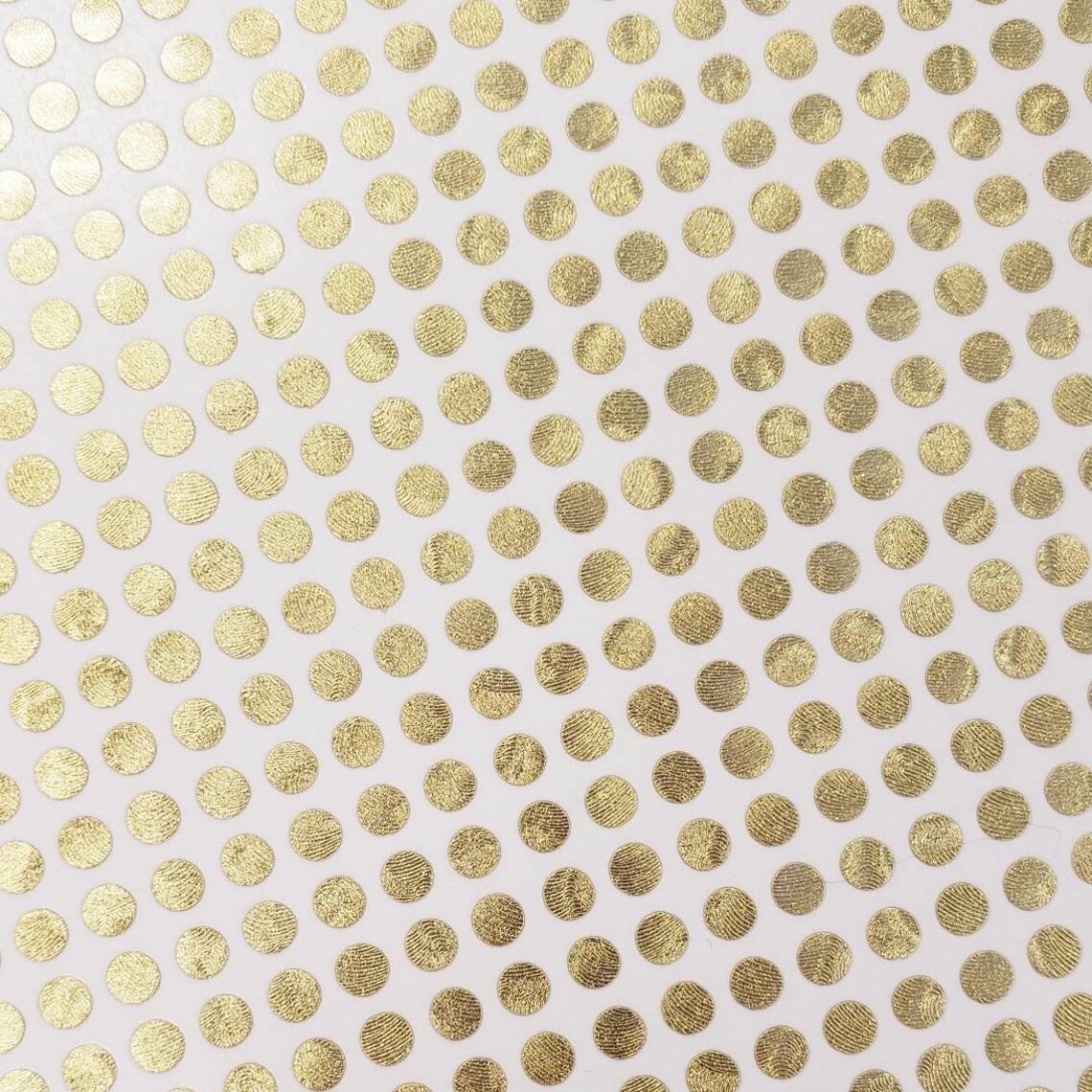 Extra Small Gold Dot Stickers, Set of 750 Micro Sized Golden Dot Vinyl ...