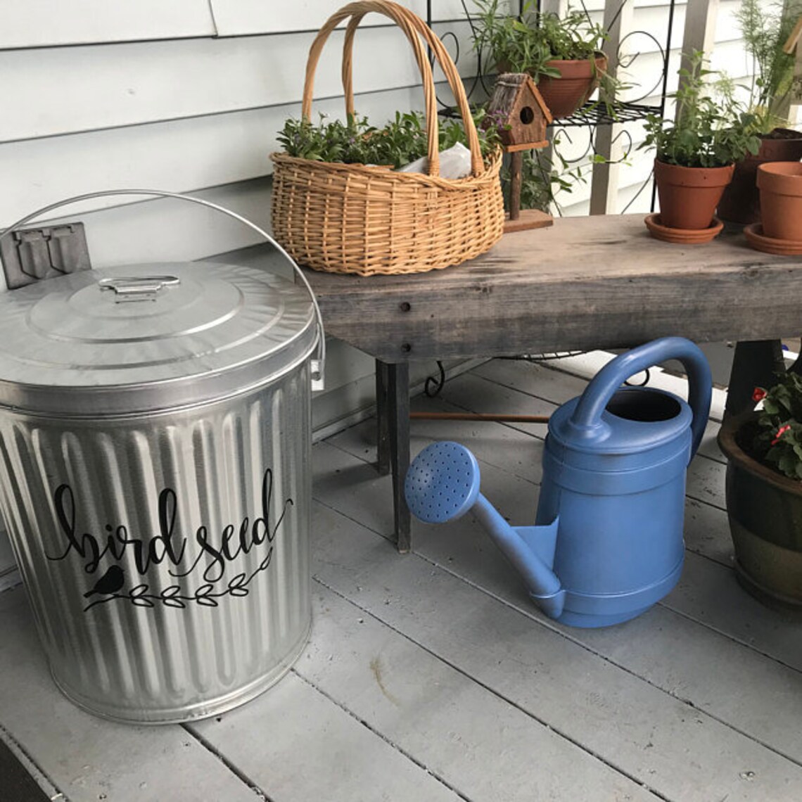 Bird Seed Decal Bird Seed Container Label vinyl decal wild | Etsy