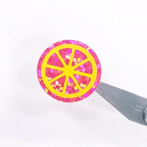 Pink Lemonade Stickers Set of Lemon Slice Citrus Fruit Juice - Etsy