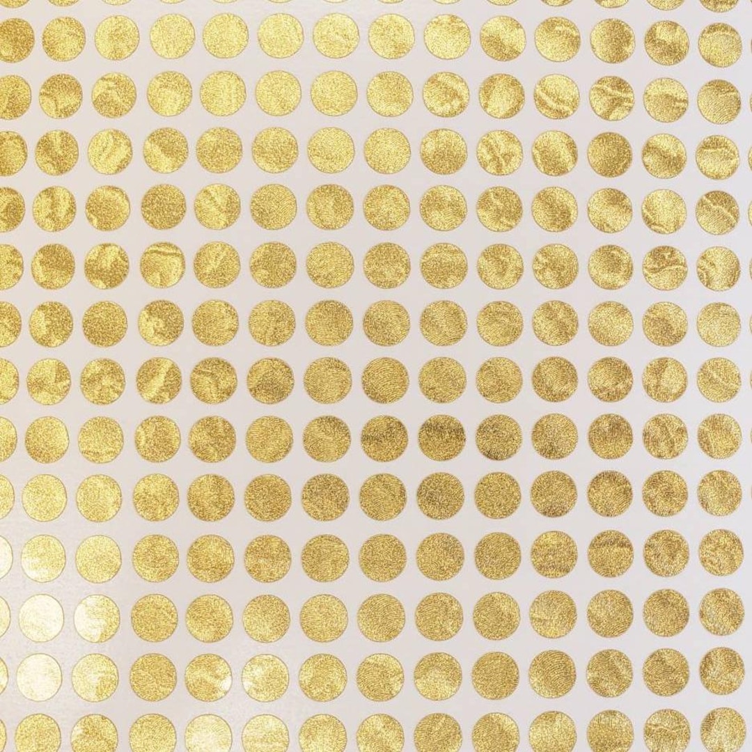 Small Gold Dot Stickers, Set of 368 Gold Metallic Dot Vinyl Decals ...