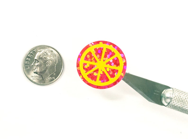 Pink Lemonade Stickers Set of Lemon Slice Citrus Fruit Juice - Etsy