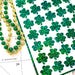 St. Patrick's Day Lucky Clover Stickers, Set of 104 Dark Green Four ...