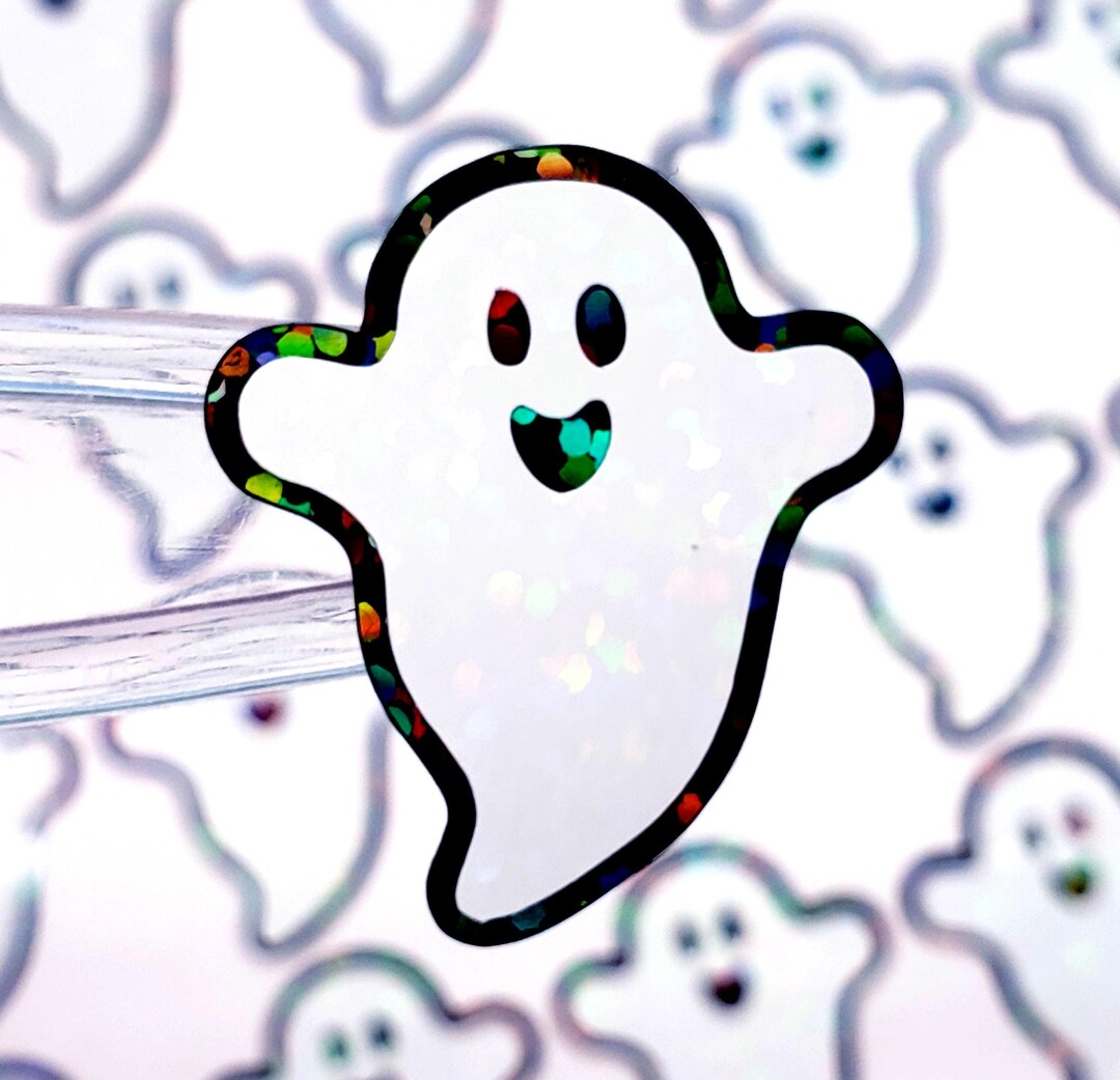 Sparkly Ghost Stickers: Halloween Decor, Scrapbooking, Trick or Treat ...