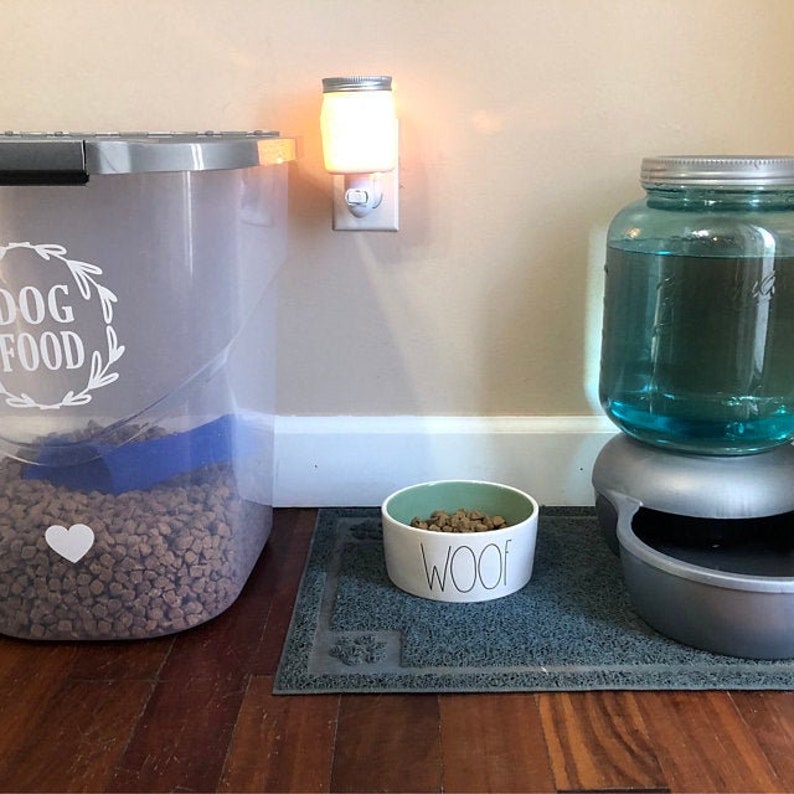 Dog Food Decal Computer Cut Vinyl Sticker Pet Dry Food | Etsy