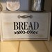 Bread Box Decal Bread Box Storage Label Farmhouse Style - Etsy