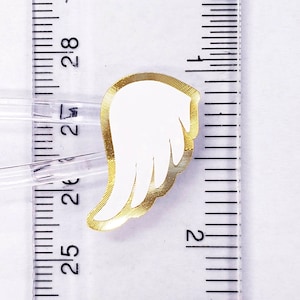 Gold Angel Wing Stickers, Set of 42 White and Gold Wing Stickers for ...