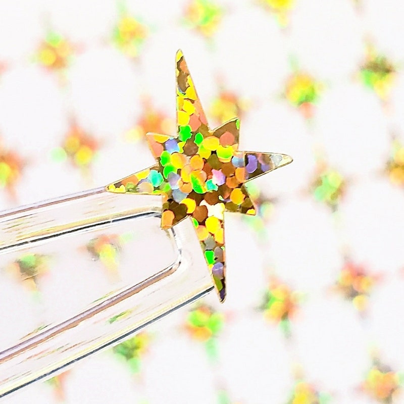 Starburst Stickers - Etsy