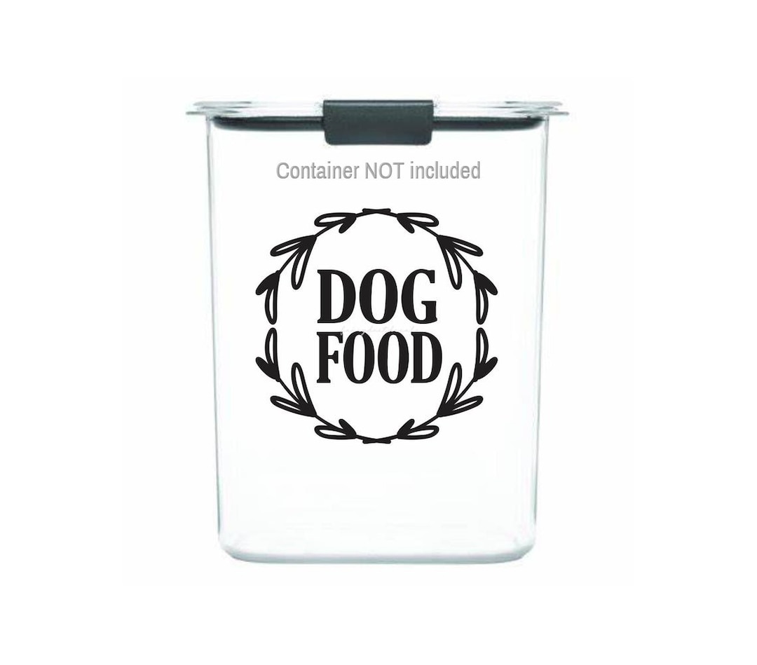 Dog Food Decal Computer Cut Vinyl Sticker Pet Dry Food - Etsy