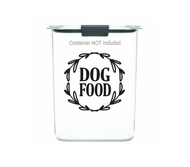 Dog Food Decal Computer Cut Vinyl Sticker Pet Dry Food - Etsy