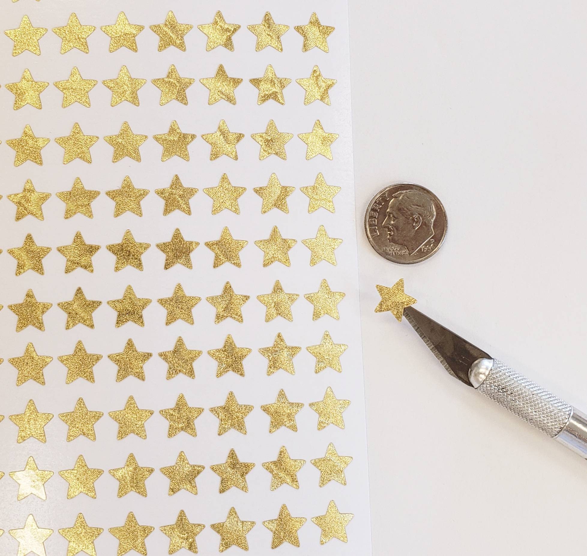 Gold Star Sticker Sheet