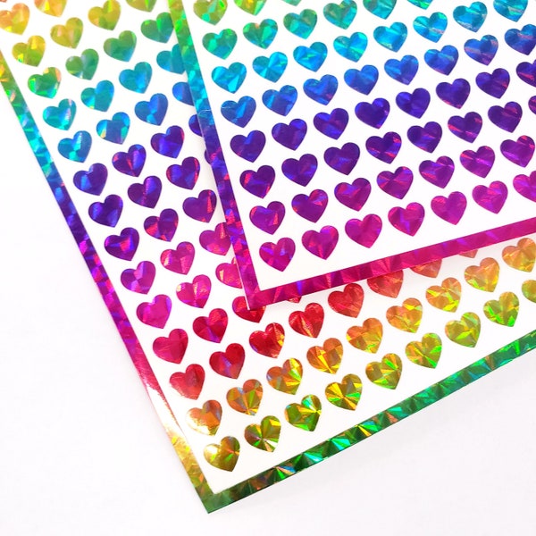 Small Heart Stickers - Etsy
