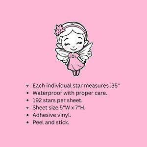 Red Stars Sticker Sheet, Set of 192 Star Vinyl Decals, Decorative ...