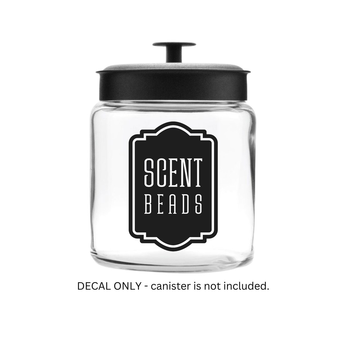 Scent Beads Laundry Decal, Vinyl Decal for Laundry Products, Measures ...