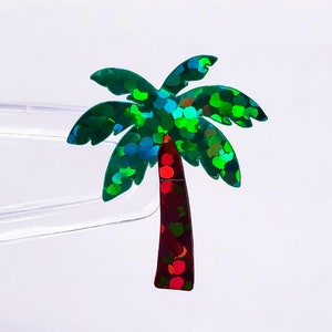 Tropical Palm Tree Stickers, Set of 48 Palm Tree Vinyl Decals ...