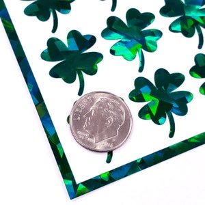 St. Patrick's Day Four Leaf Clover Stickers, Set of 48, Each Clover ...