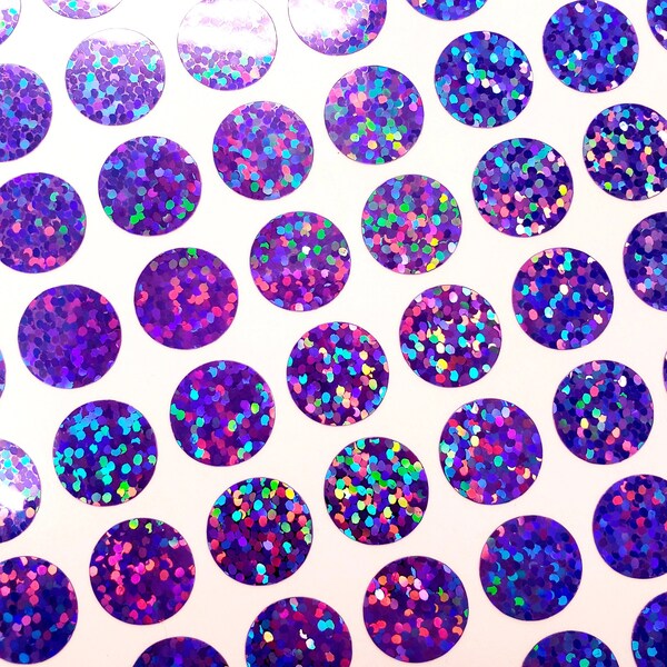 Purple Dot Stickers - Etsy
