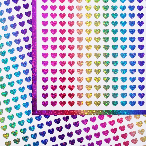 Small Heart Stickers - Etsy