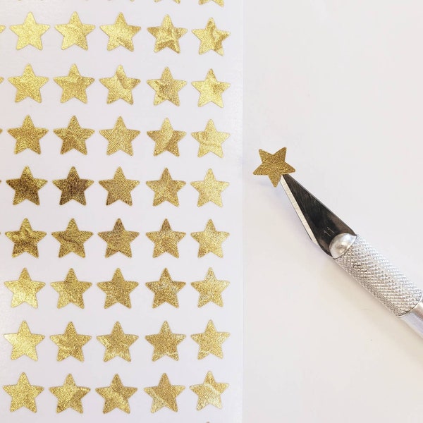 Funny Gold Stars Stickers - Etsy