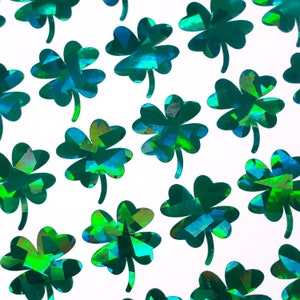 St. Patrick's Day Four Leaf Clover Stickers, Set of 48, Each Clover ...