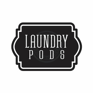 Laundry Pods Decal, Organized Laundry Room, Cleaning Products Labels ...