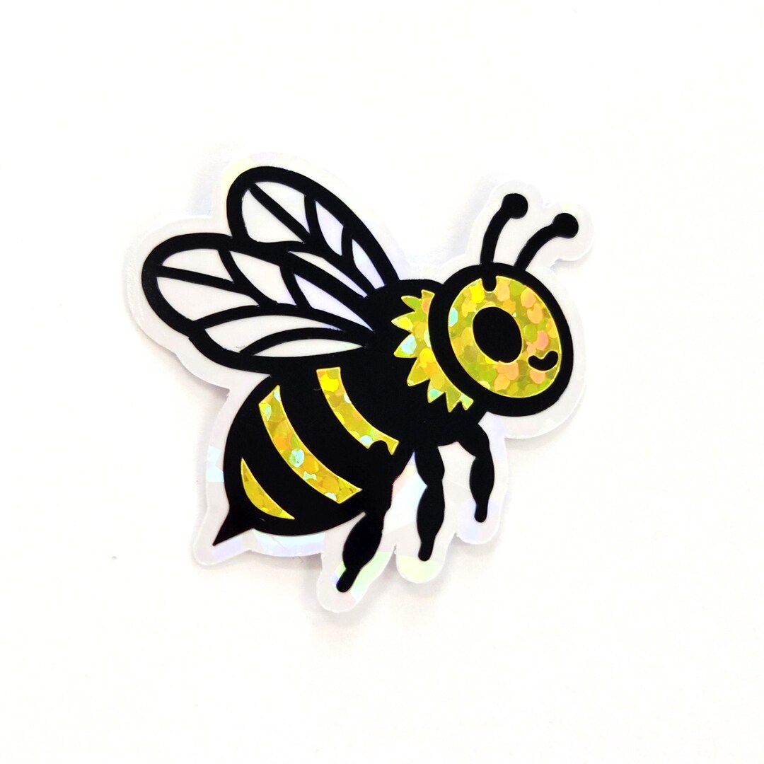 Bumblebee Mini Stickers Set, Sparkly Bees for Journals, Science ...