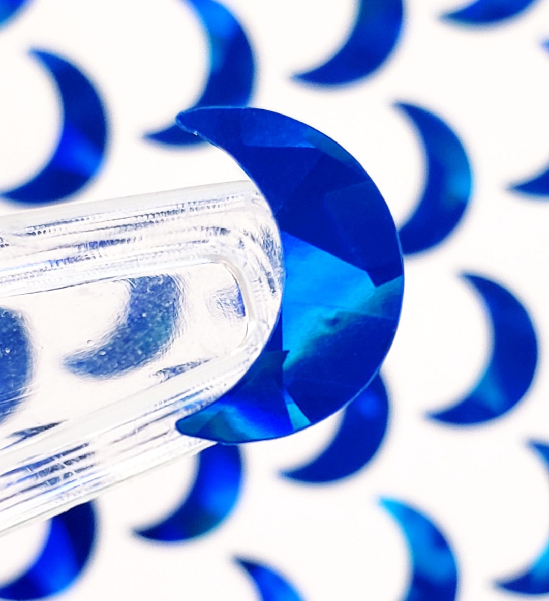 Blue Moons Sticker Sheet Set of 99 Small Crescent Moon Vinyl - Etsy