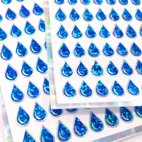 Raindrop Crystals - Etsy
