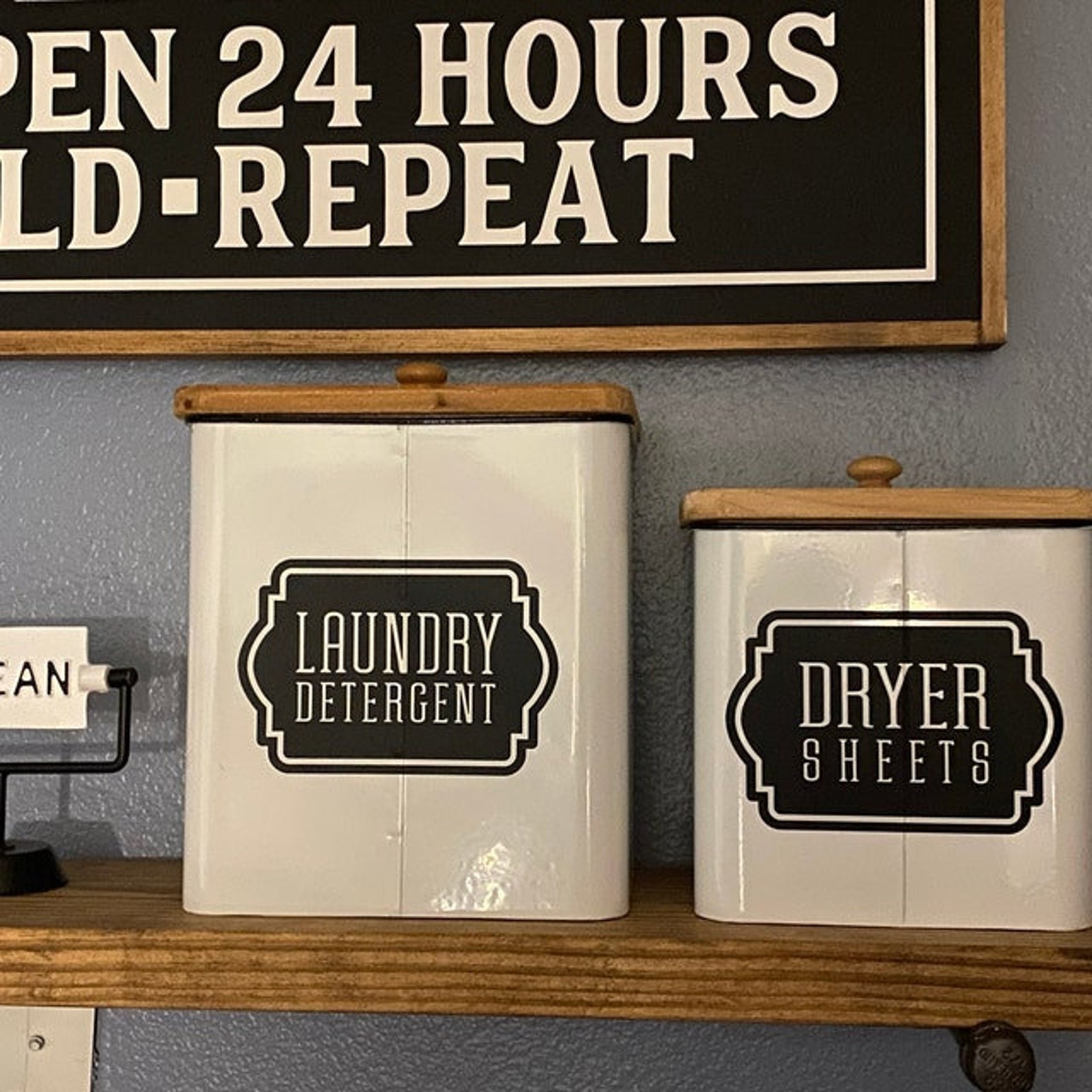 Dryer Sheets Decal Organized Laundry Room Dryer Sheets - Etsy