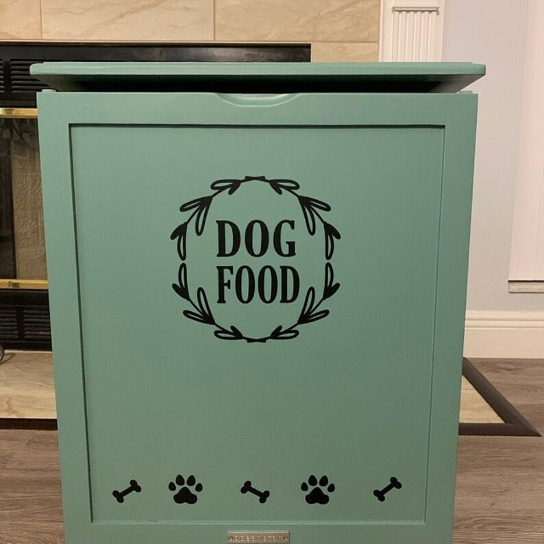 Dog Food Decal Computer Cut Vinyl Sticker Pet Dry Food - Etsy