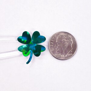 St. Patrick's Day Four Leaf Clover Stickers, Set of 48, Each Clover ...