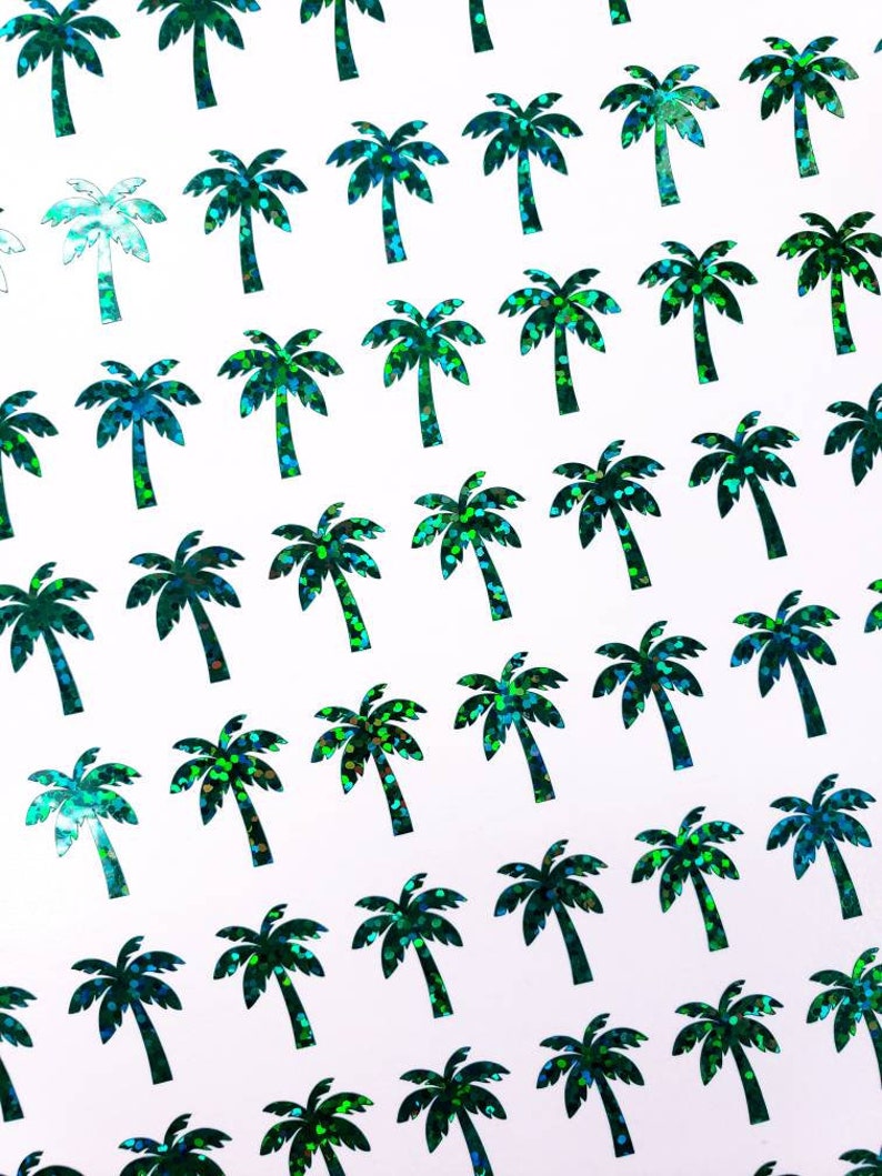 Palm Tree Stickers Set of 100 Tropical Palm Tree Vinyl - Etsy