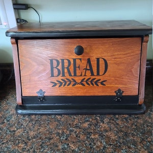 Bread Box Decal, Bread Box Storage Label, Farmhouse Style Pantry Decor ...