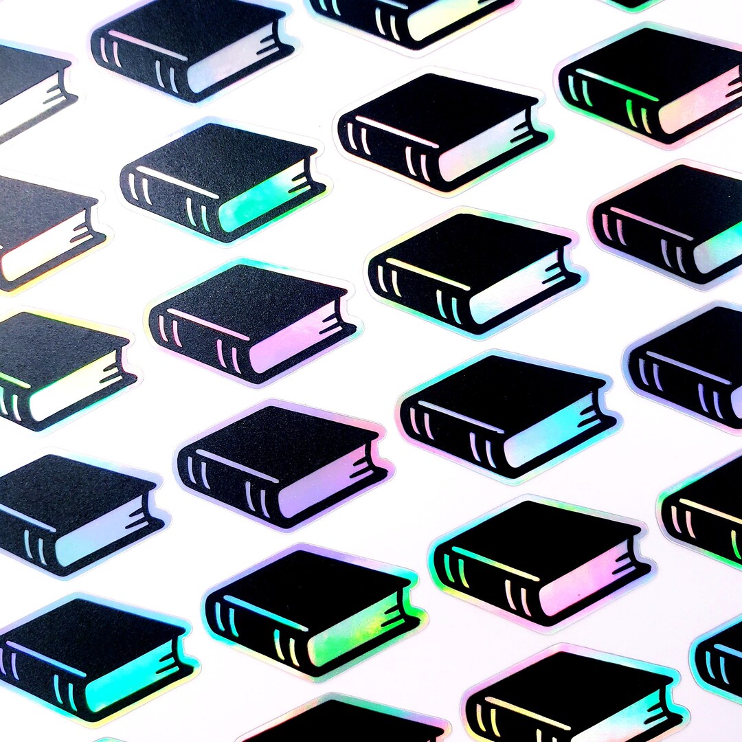 Book Stickers, Set of 36 Single Book Vinyl Decals, Bookish Stickers for ...