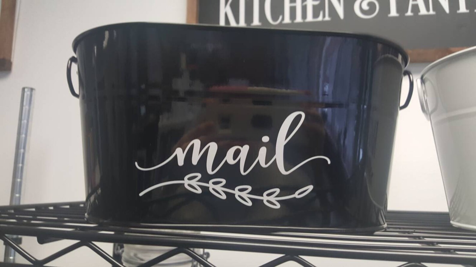 Mail Decal home and office organization mail box container | Etsy