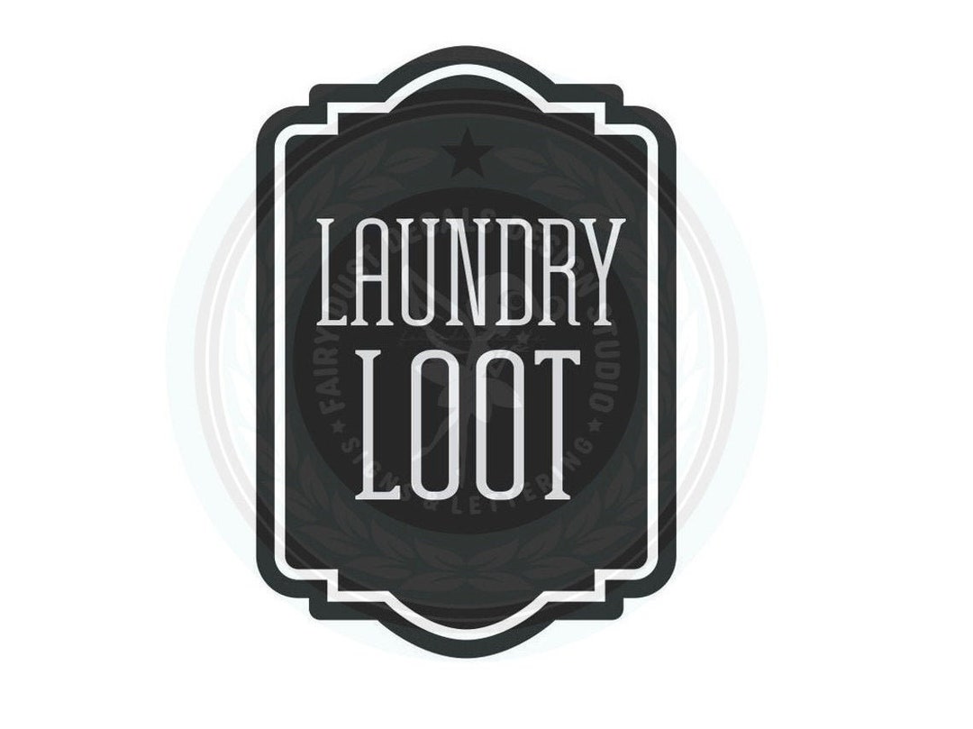 Laundry Decal Loose Spare Change Loot Computer Cut Vinyl - Etsy