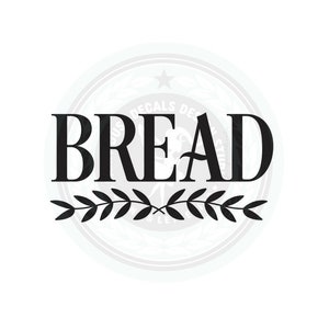 Bread Box Decal Bread Box Storage Label Farmhouse Style - Etsy