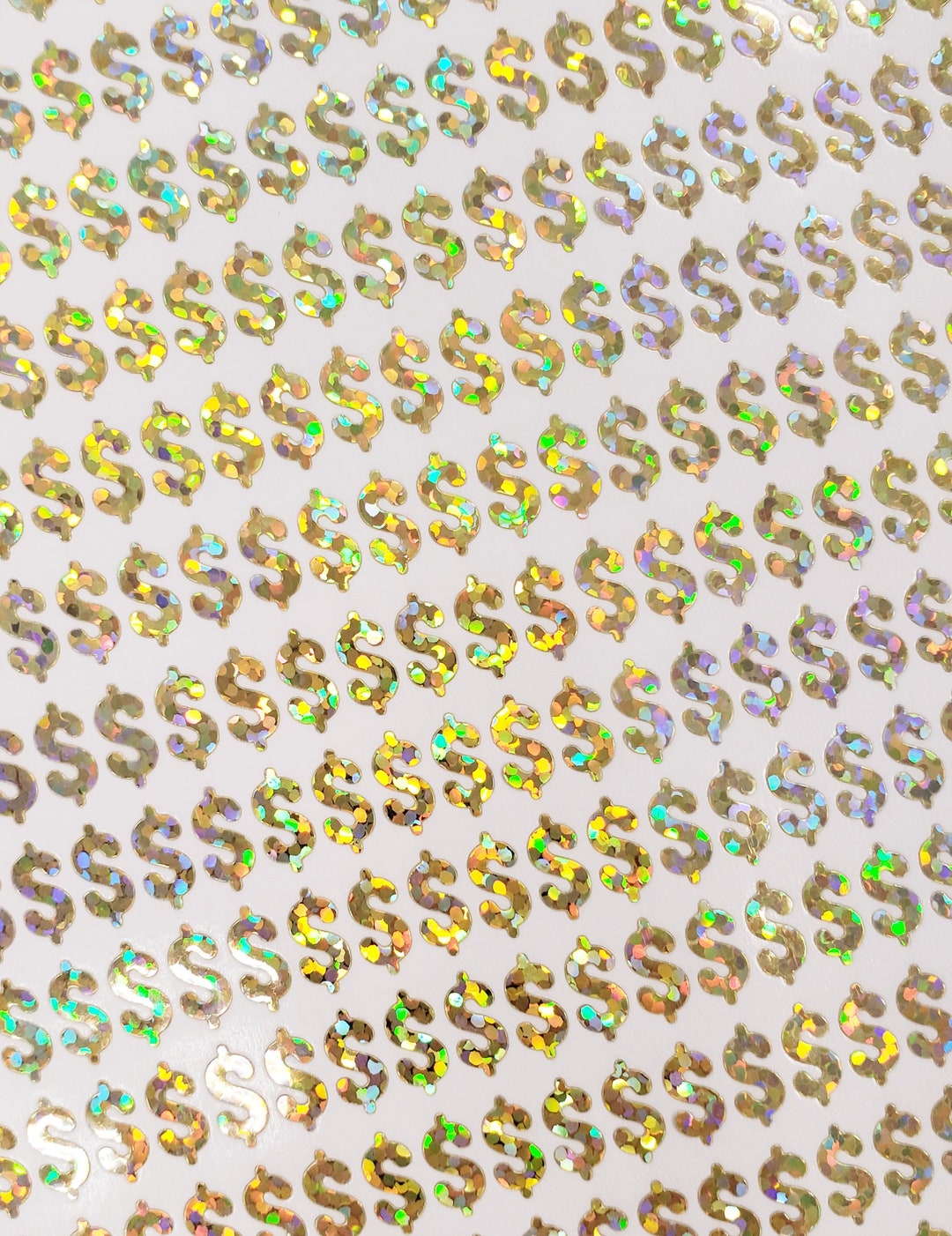 Gold Dollar Sign Money Stickers for Household Budgets, Financial ...