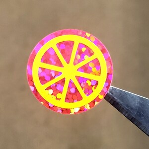 Pink Lemonade Stickers Set of Lemon Slice Citrus Fruit Juice - Etsy