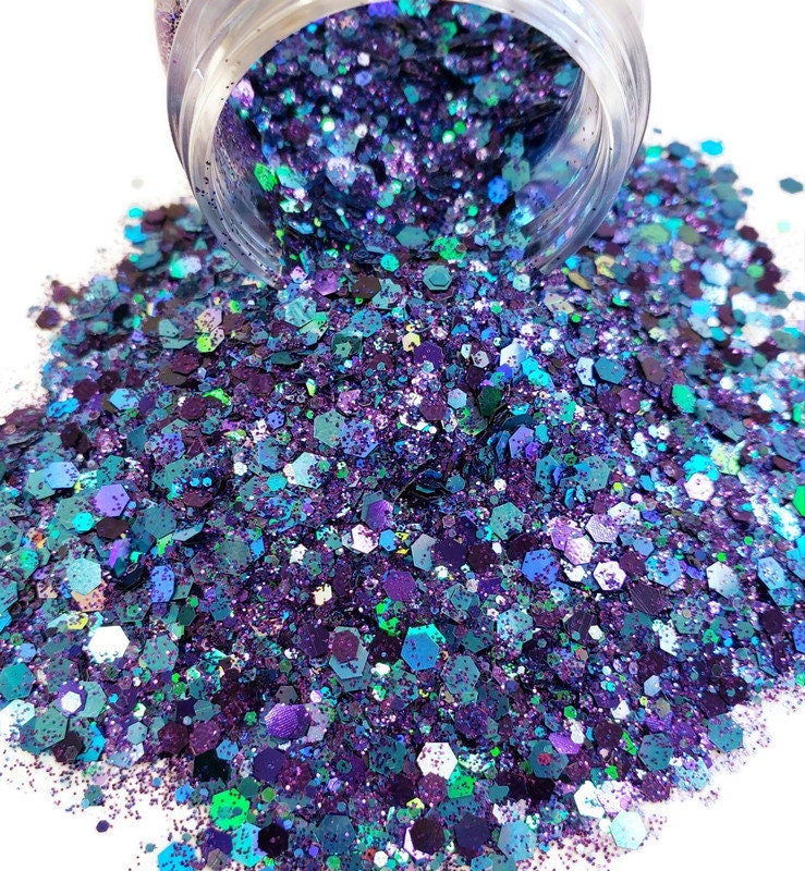 Benefits of chunky Holographic Glitter - Made By Munchies Mama