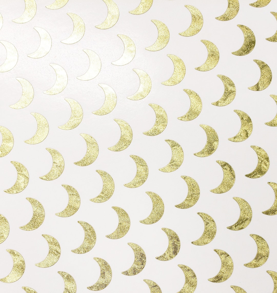 Moons Sticker Sheet, Set of 99 Small Crescent Moon Vinyl Decals ...