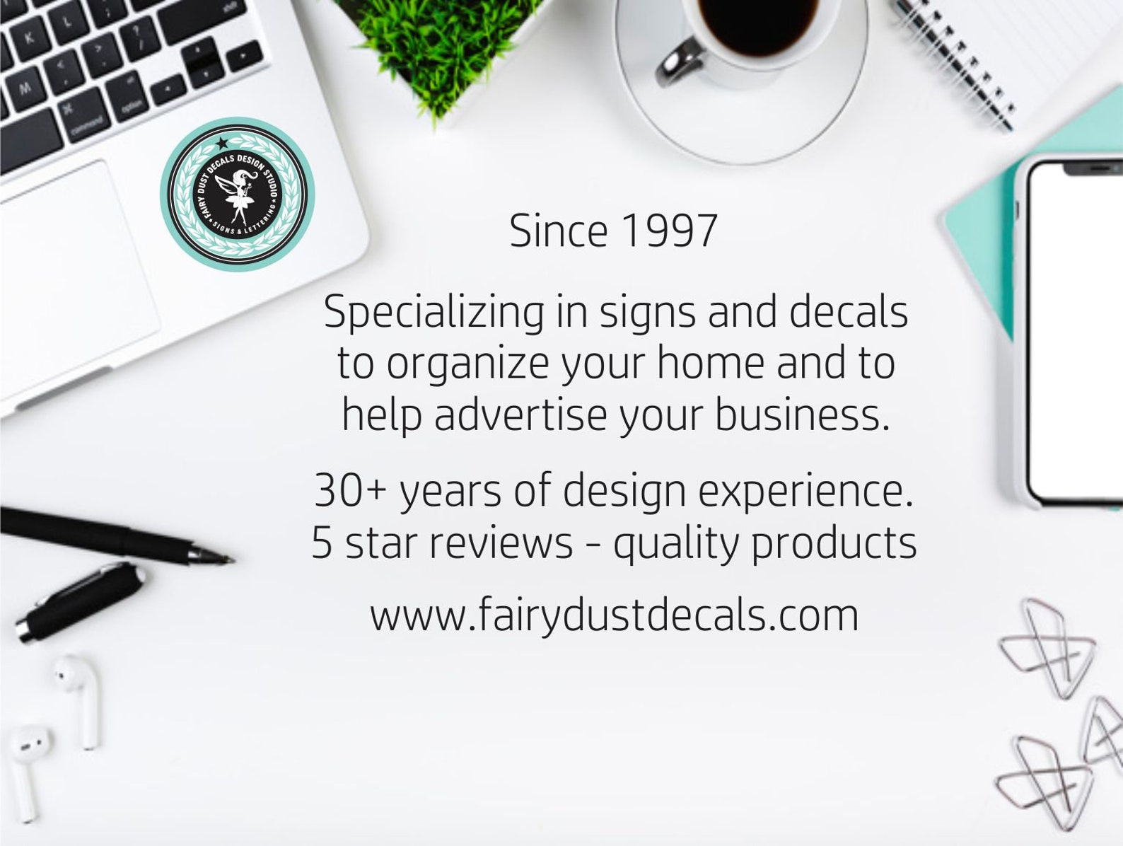 Coffee Decal Set of 6 Carafe Decals Coffee Decaf Hot Water | Etsy