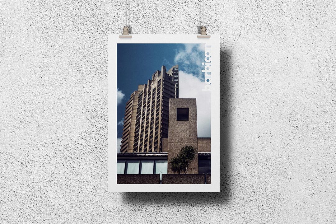 The Barbican Architecture Poster - Etsy
