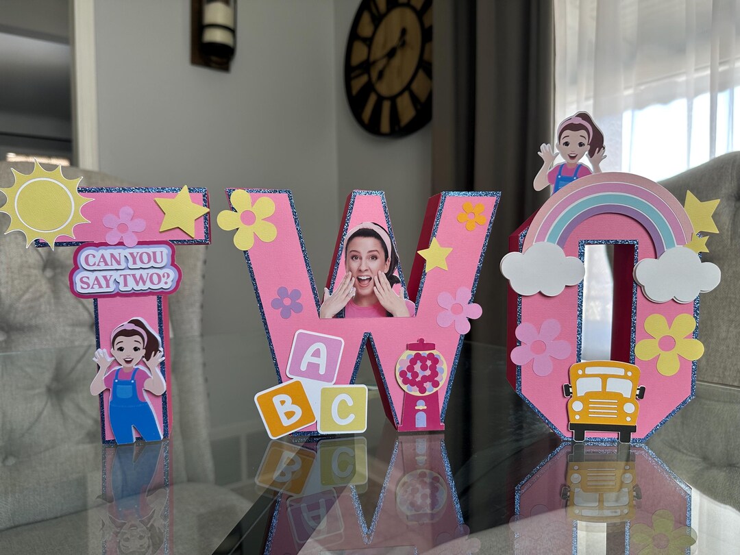 Miss Rachel 3d 7 Inch Letter, Ms Rachel Decorations, Ms Rachel Birthday ...
