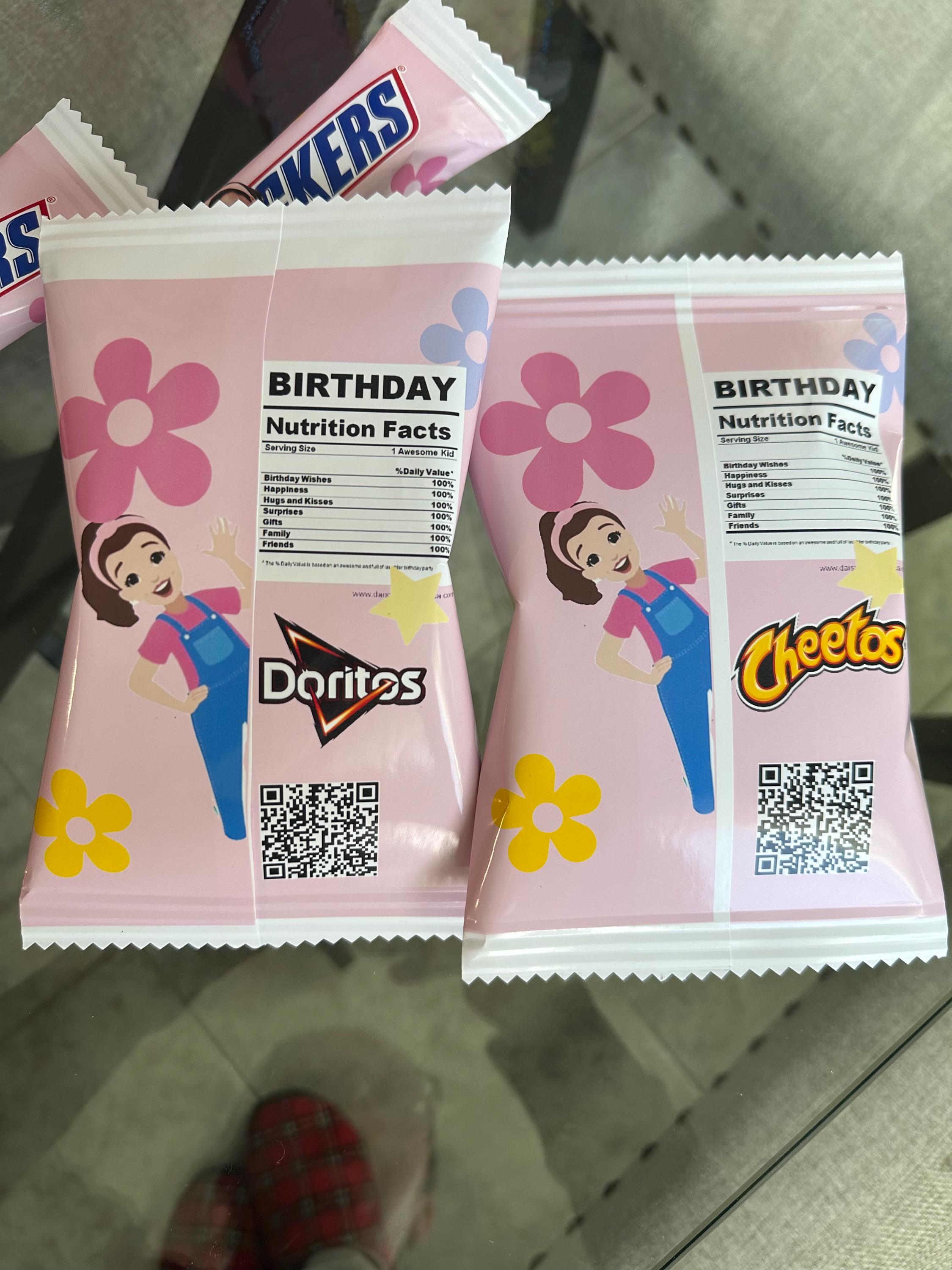 Miss Rachel Bundle, Custom Chip Bags, Birthday Party Favors, Ms Rachel ...