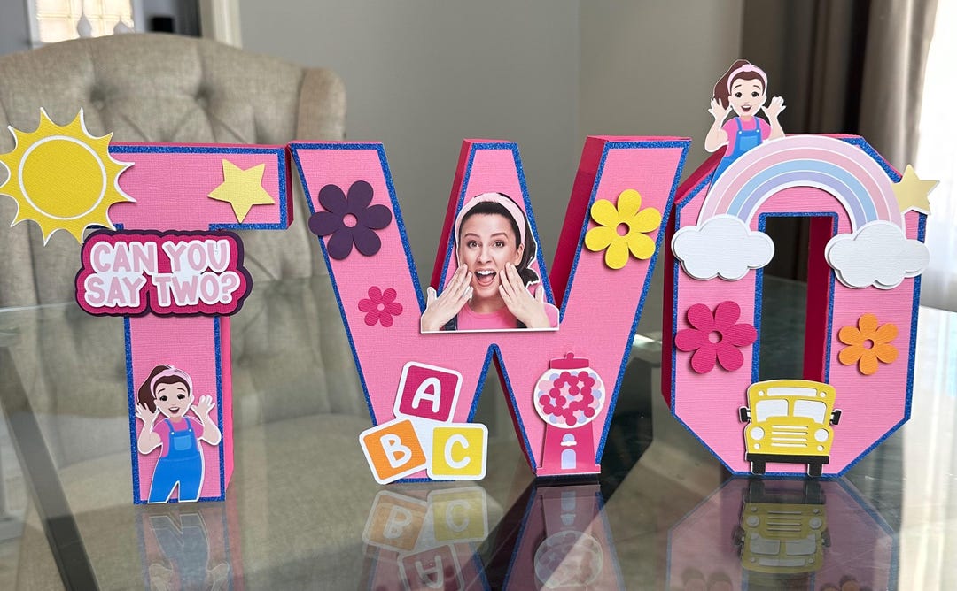 Miss Rachel 3d 7 Inch Letter, Ms Rachel Decorations, Ms Rachel Birthday ...