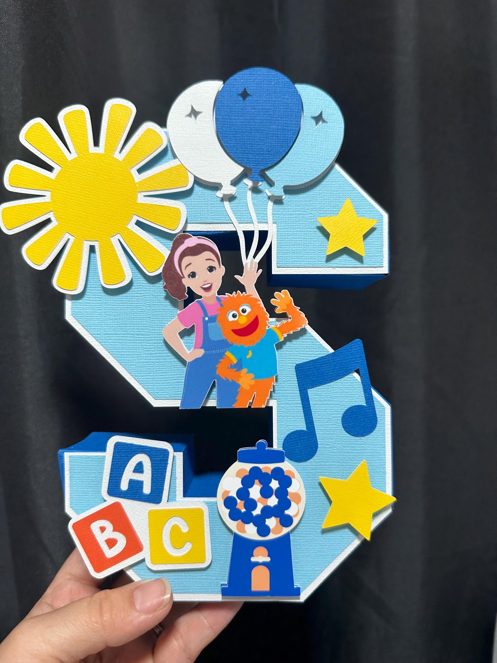 Miss Rachel 3d 7 Inch Letter, Ms Rachel Decorations, Ms Rachel Birthday ...