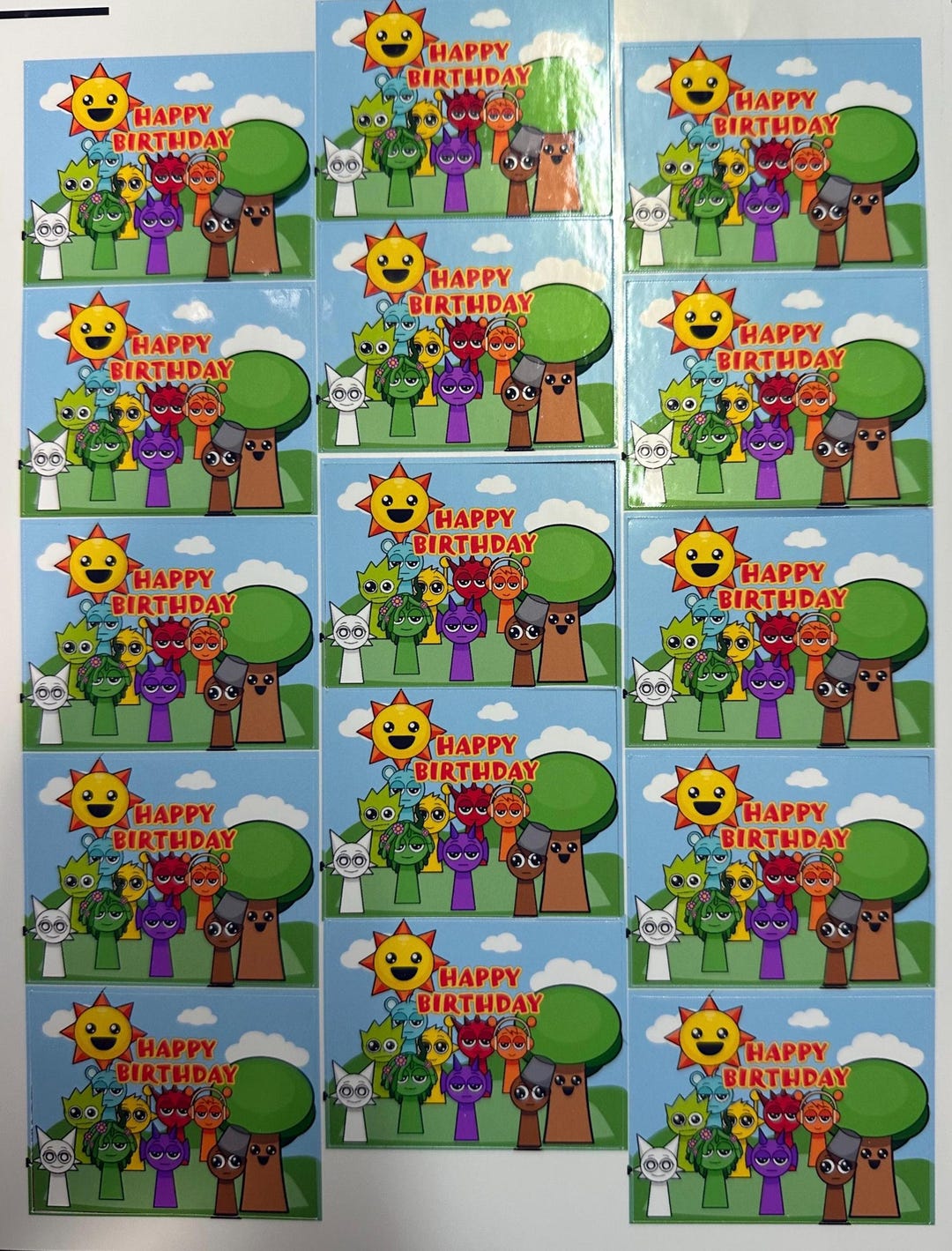 Sprunki Stickers, Sprunki Cup Labels - Etsy