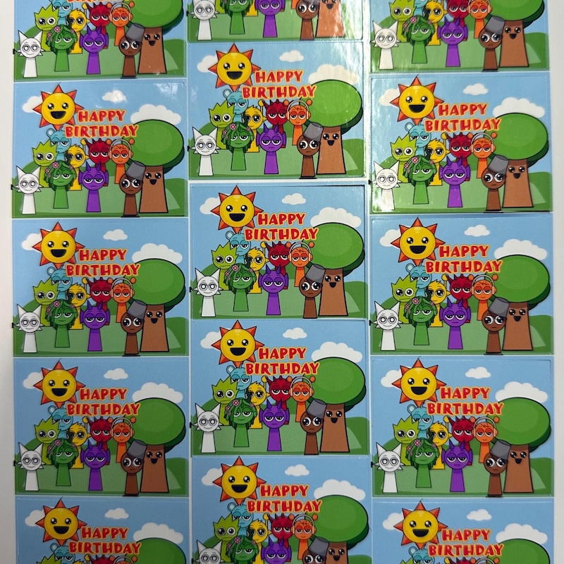 Sprunki Sticker - Etsy