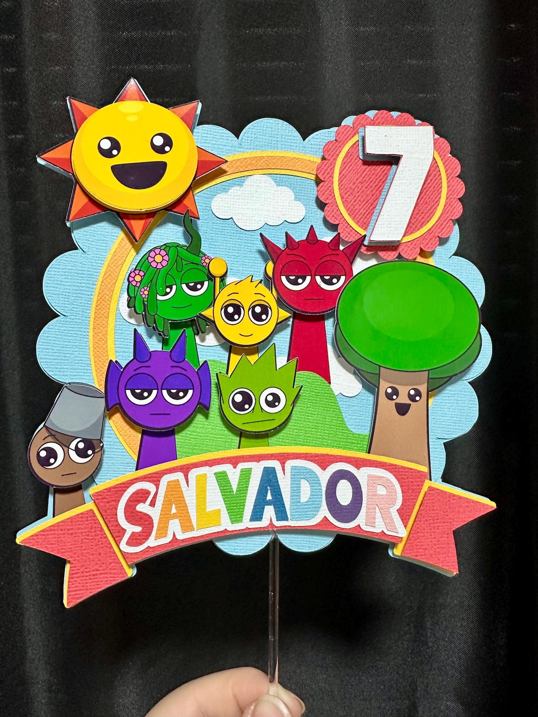 Sprunki Cake Topper, Sprunki Birthday Party - Etsy