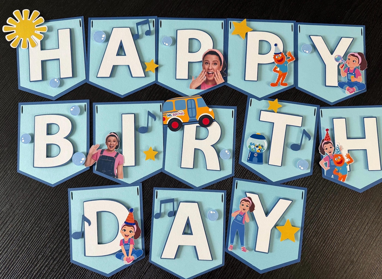 Miss Rachel High Chair Banner, Ms Rachel Birthday Decorations, Ms ...